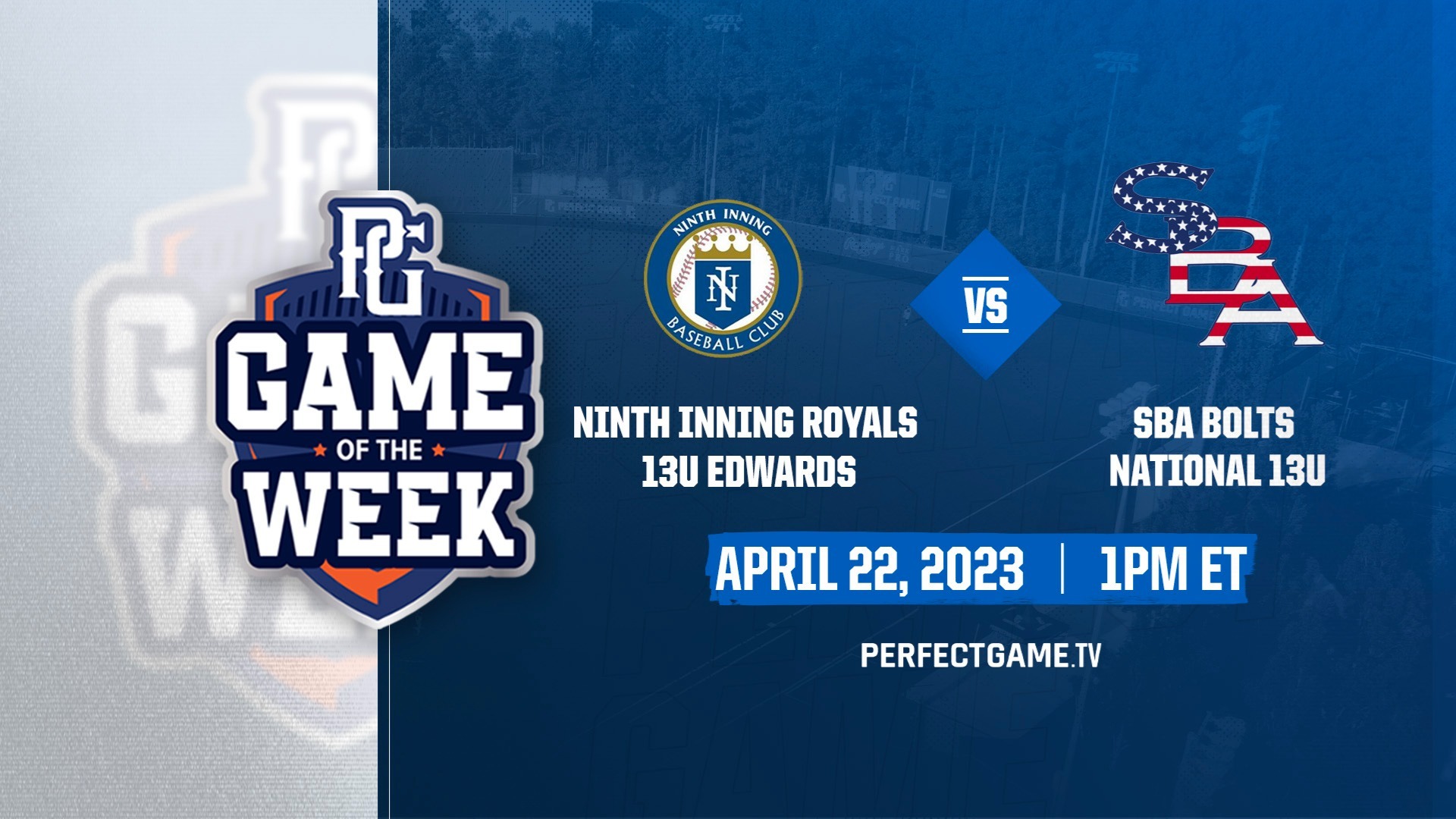 2023 PG Game of the Week - SBA Bolts National vs. Ninth Inning Royals ...